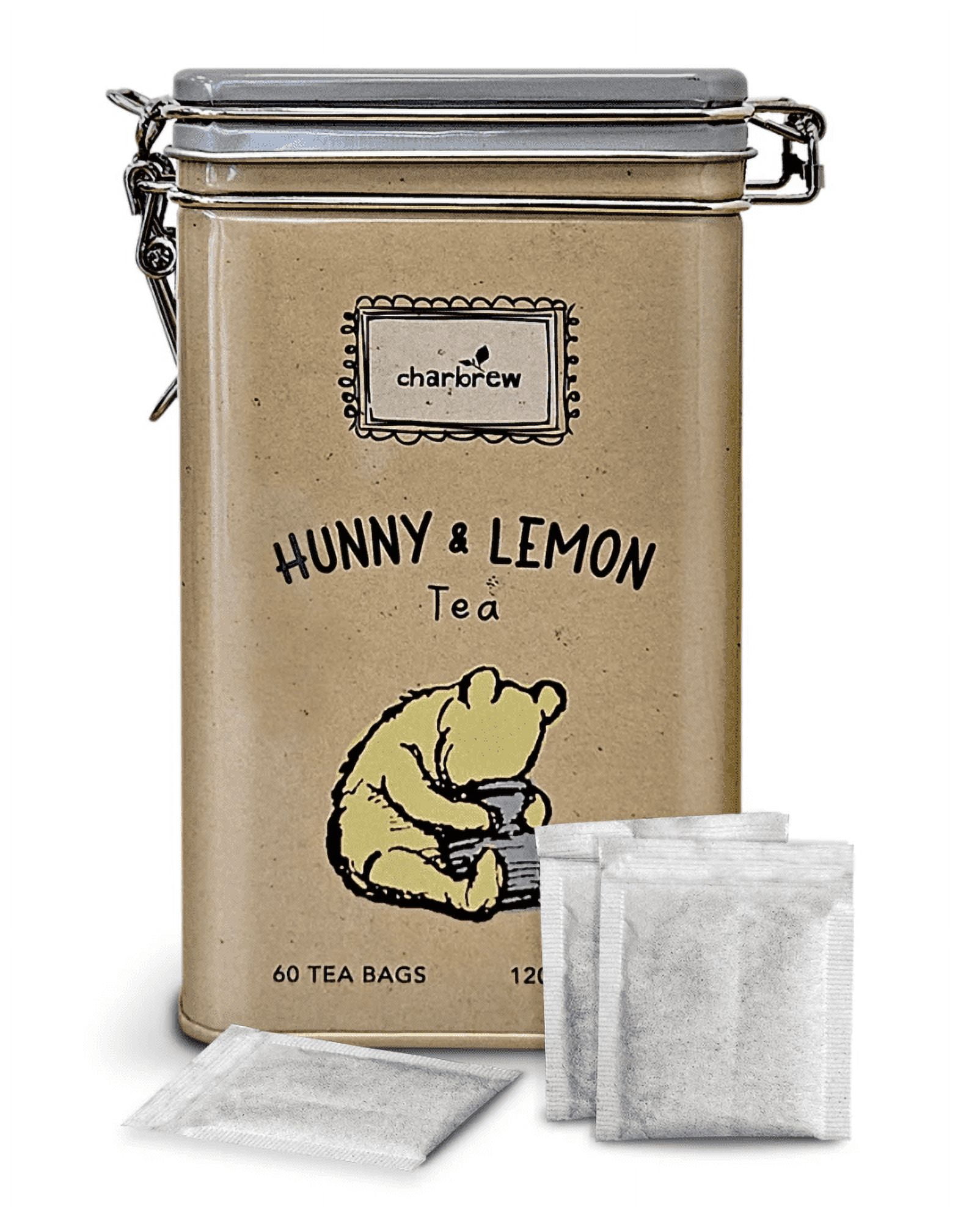 Hunny & Lemon Tea Bags 60 Individually Wrapped Tea Bags (120g) - Rich ...