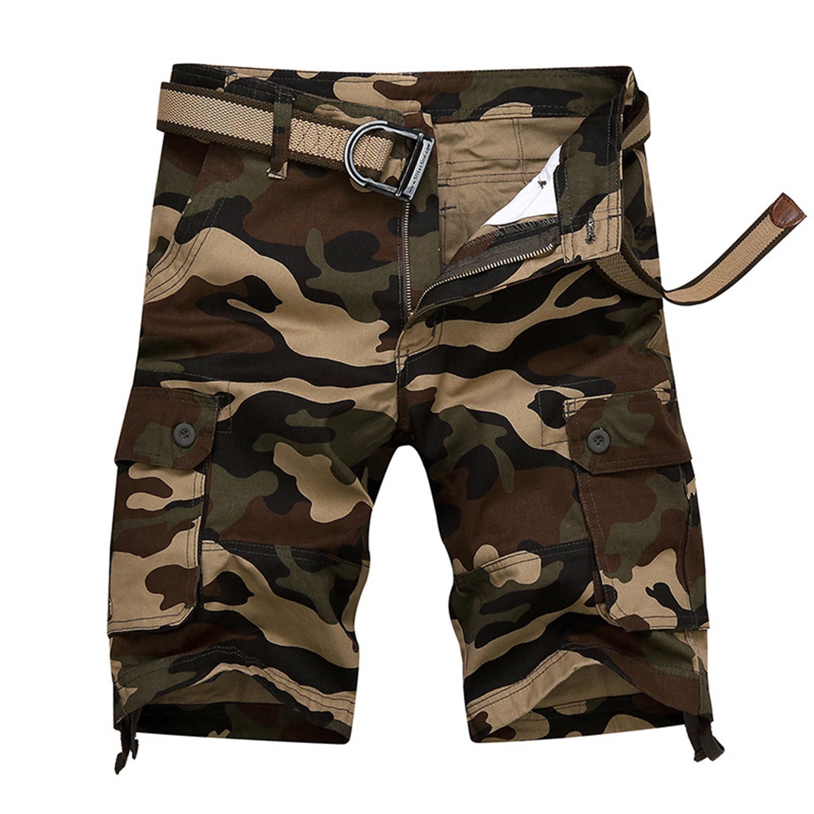 Hunpta Cargo Pants For Men Summer Fashion And Leisure Multi-pocket ...