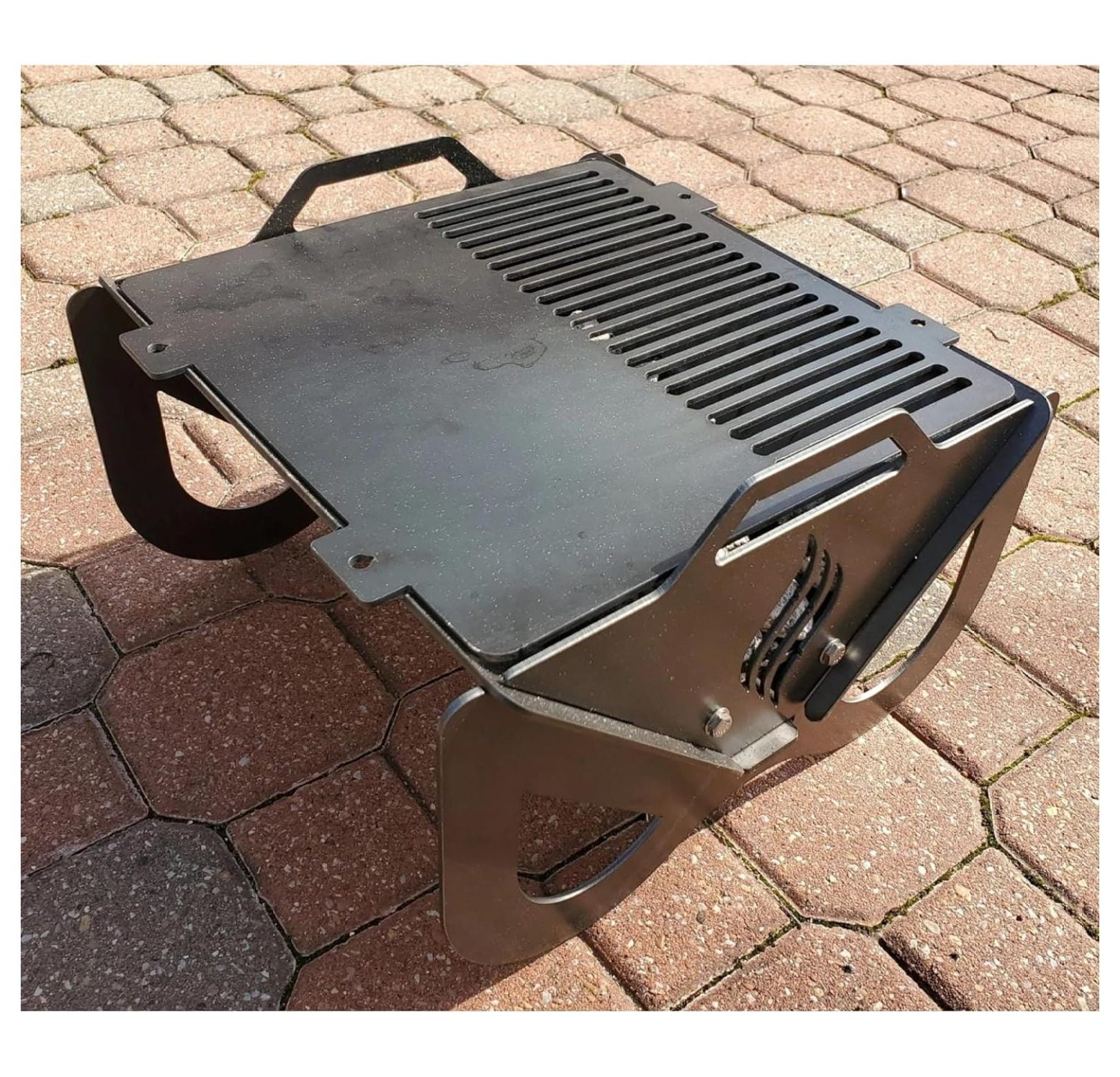 Hunsaker Collapsible Camping Grill & - Made in USA Portable Outdoor ...
