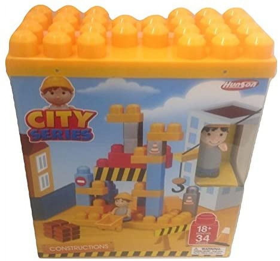 Hunson City Series Building Block Construction Set - 34 pieces ...
