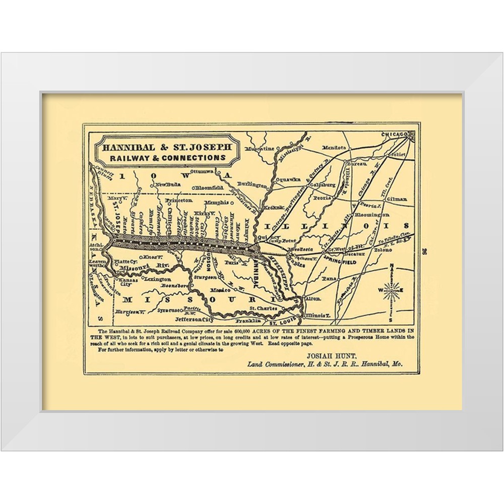 Hunt 14x12 White Modern Wood Framed Museum Art Print Titled - Hannibal ...
