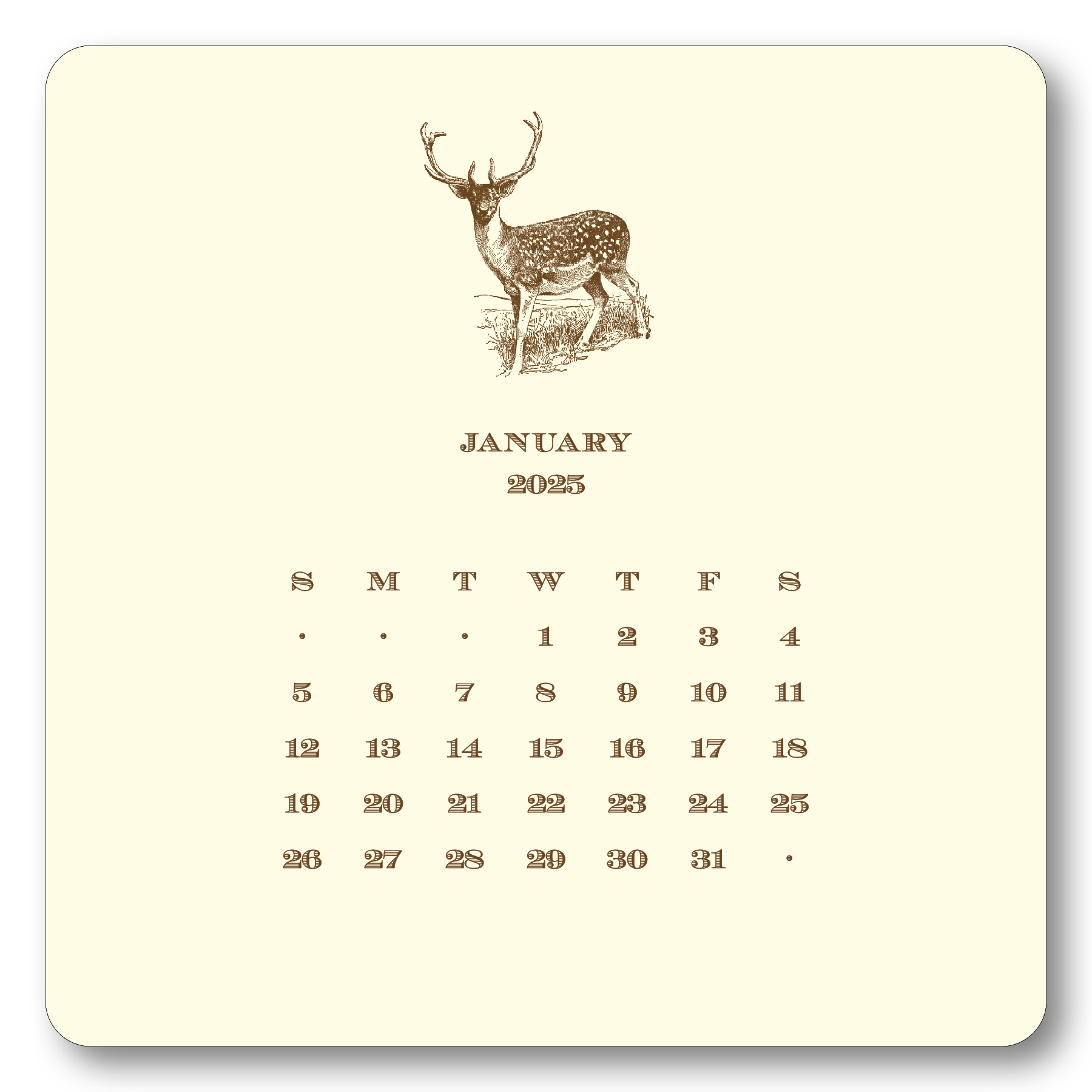 Hunt Calendar with Easel - Walmart.com