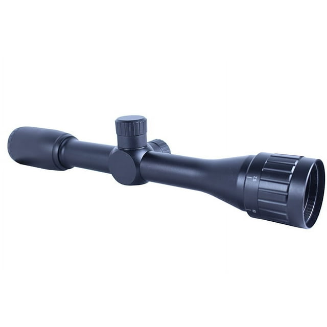 Hunt-Down Black Matte 4x32AO Wide Field Rapid Rangefinder Reticle Rifle ...
