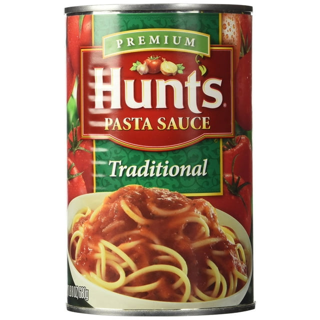 Hunt,S, Premium Pasta Sauce, Traditional, 24Oz Can (Pack Of 6 ...