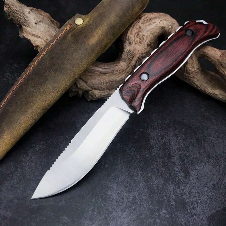 Hunt Saddle Mountain Skinner Fixed Blade Knife, 4.2" S30V Drop Point ...