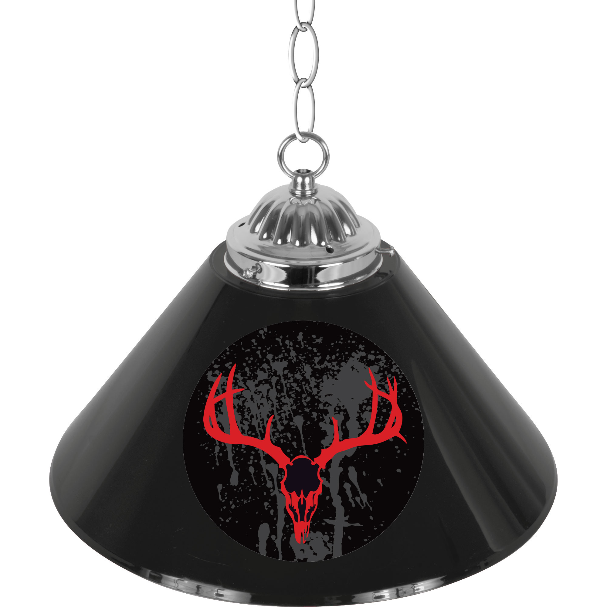 Trademark Gameroom Hunt Skull Pendant Light with Pull Chain - Walmart.com