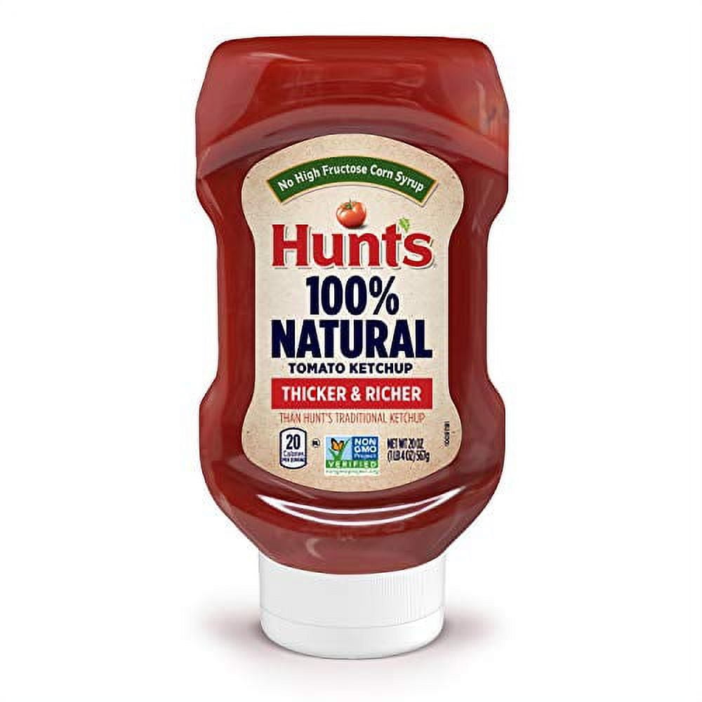 Hunt's All Natural Tomato Ketchup, 20 oz - Walmart.com