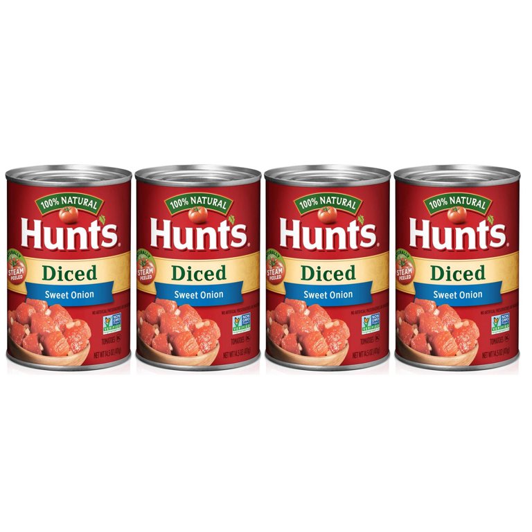 Hunts Diced Tomatoes 12 Pack) Hunt's Diced Tomatoes With Roasted