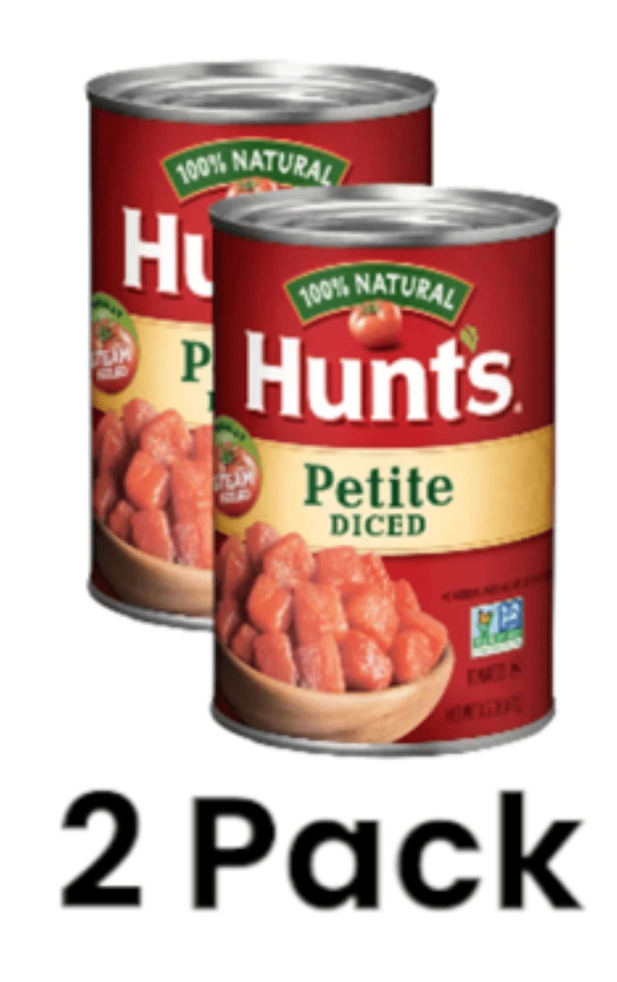 Hunt's, Petite Diced Tomatoes, 14.5 oz Can (Pack of 2) - Walmart.com