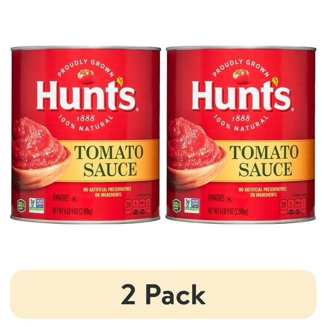 (2 pack) Hunt's Tomato Sauce, 105 oz - Walmart.com