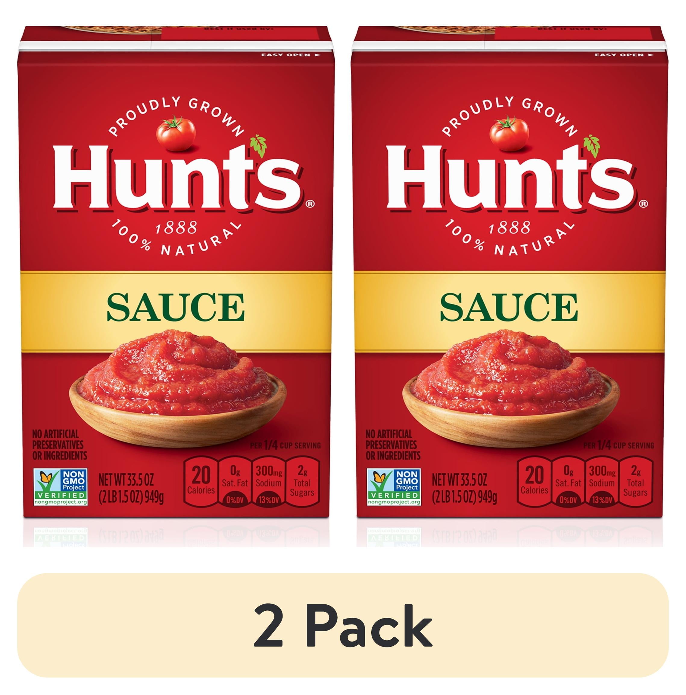 (2 pack) Hunt's Tomato Sauce, 33.5 oz Can - Walmart.com