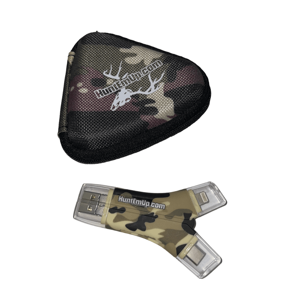 HuntEmUp 4 in 1 Trail Camera SD Card Viewer Viewer Case and 32 GB SD ...