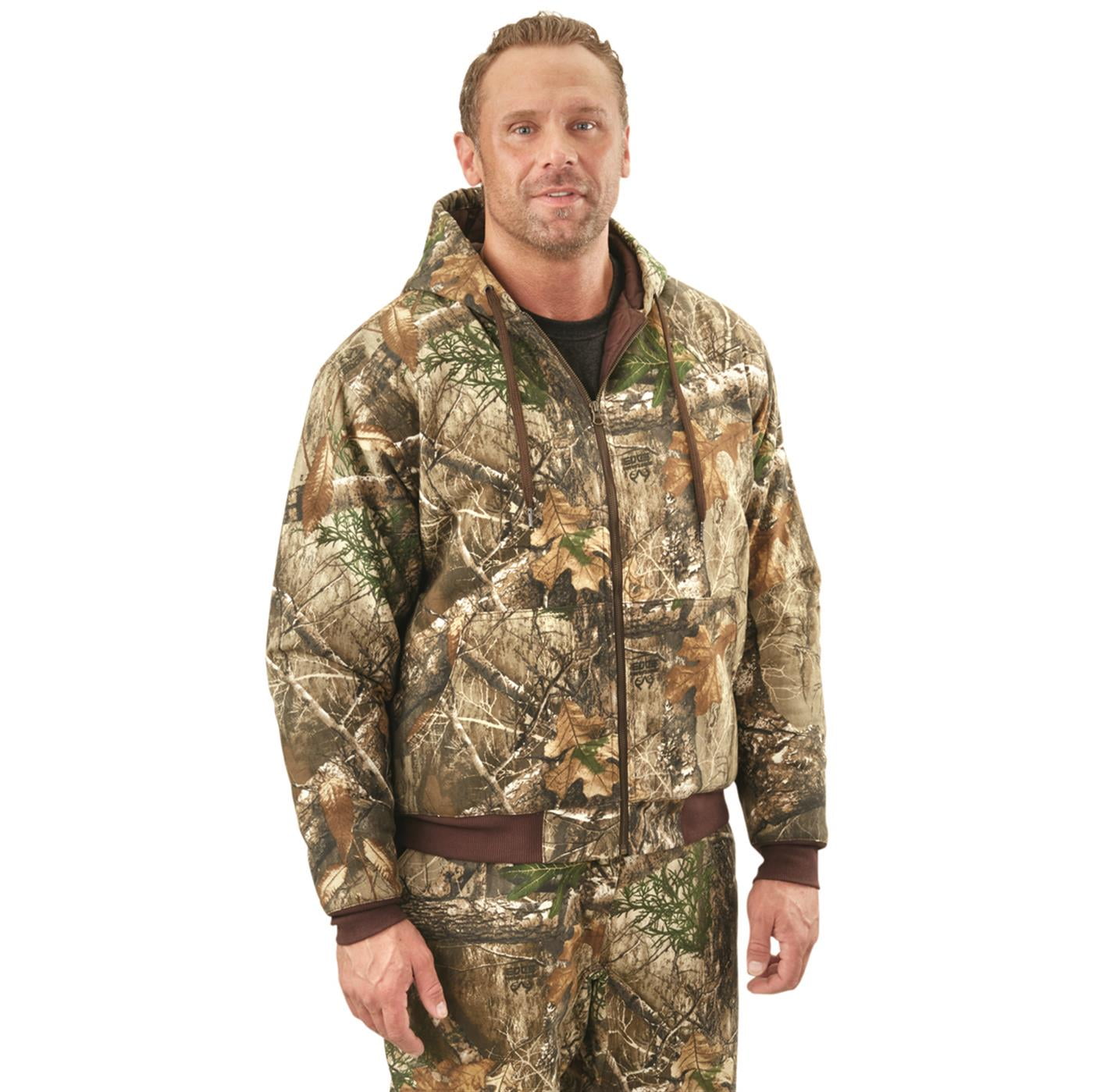 HUNTRITE Men's Insulated Coat with Camo Hunting Jacket for Cold Weather ...