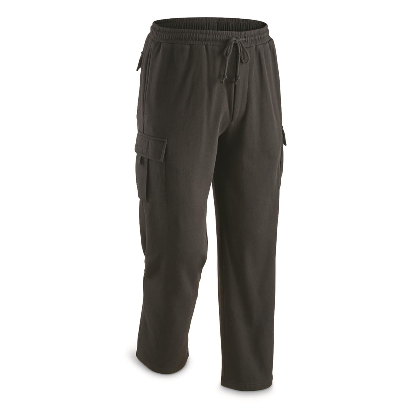 Guide Gear Men's Outdoor Sports Sweatpockets Jogging Cargo Sweatpants ...