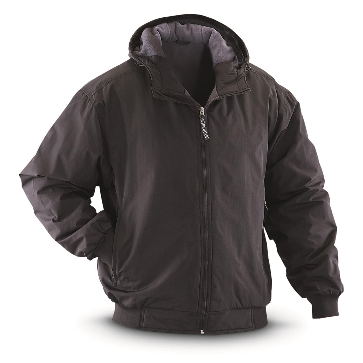 HuntRite Men's Cascade Hooded Jacket Black 2XL Tall - Walmart.com