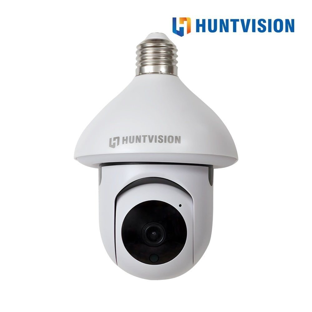 HuntVision E3-LT 3MP Indoor WiFi Light Bulb Camera - Walmart.com