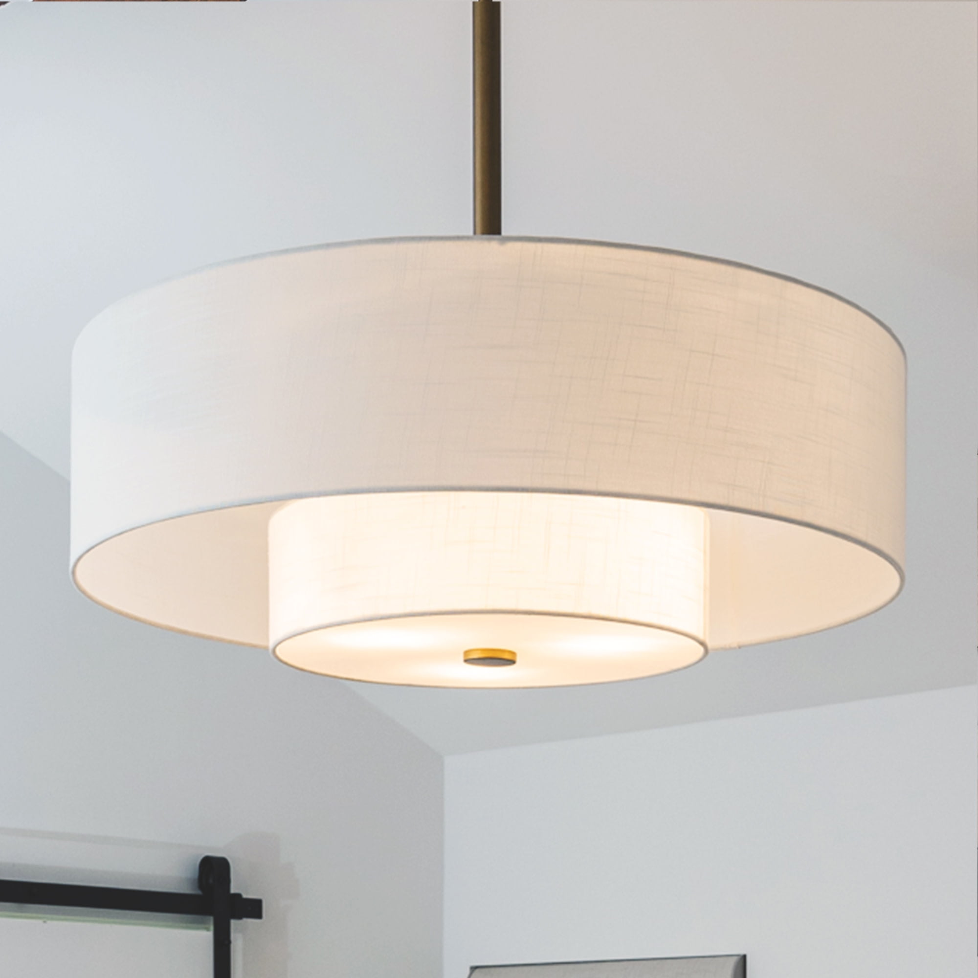 Hunter - Brookside Indoor Ceiling Fan With Light, Remote, 30-inch, Luxe ...