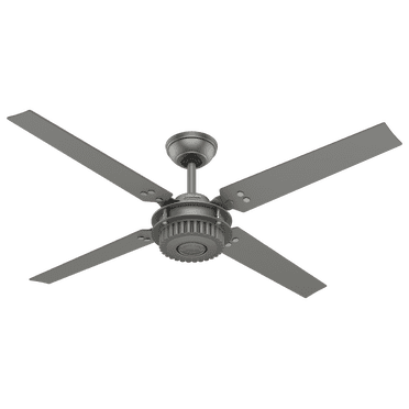 Hunter 72" HFC Matte Black Ceiling Fan with Wall Control - Walmart.com
