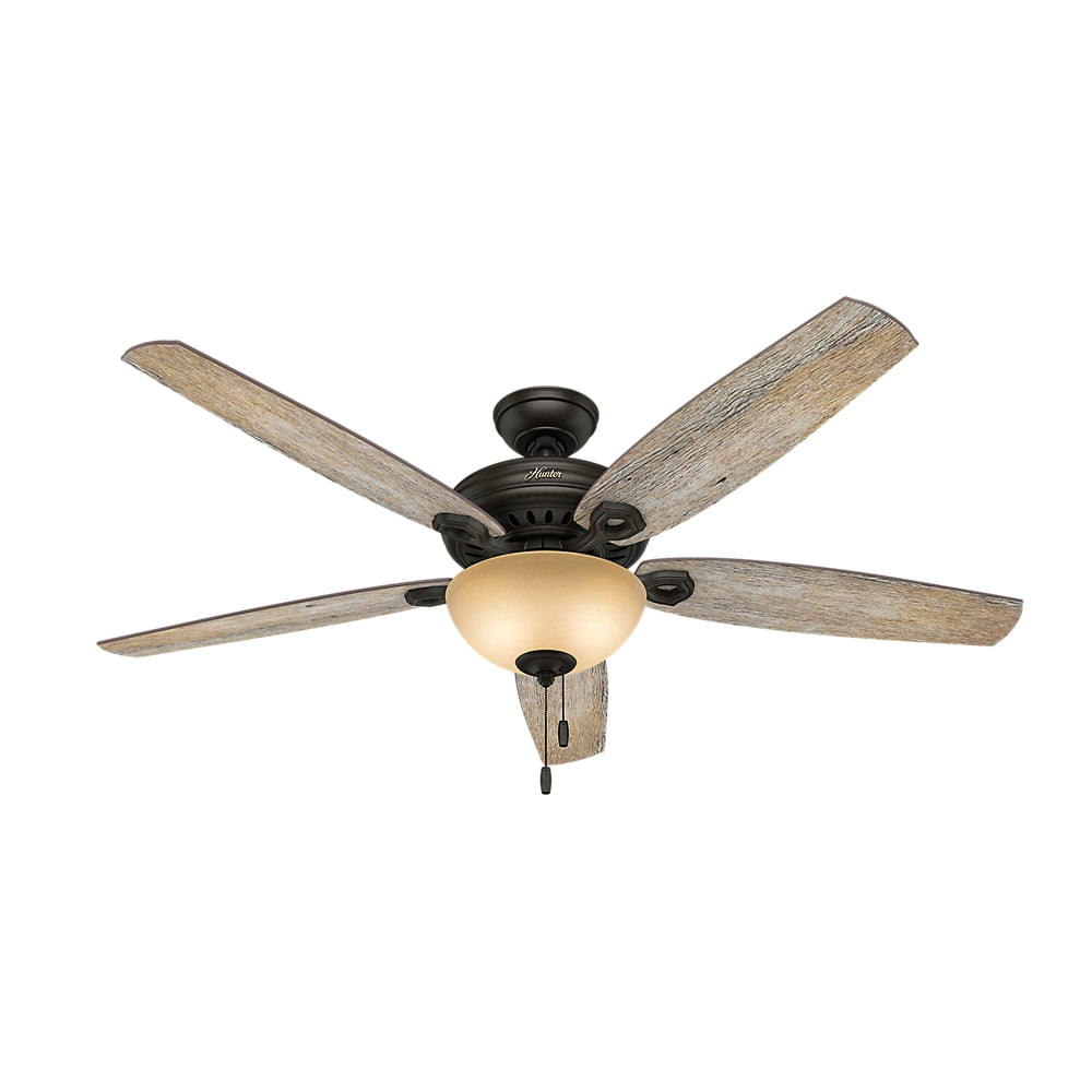 Hunter 60" Valerian Brittany Bronze Ceiling Fan with Light - Walmart.com