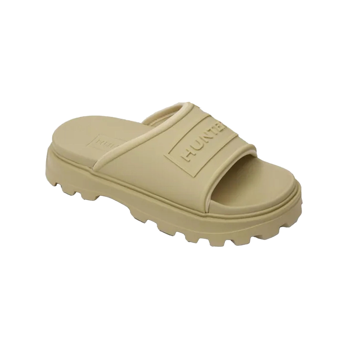 Hunter Adult Stacked Moulded Footbed Sliders - Walmart.com