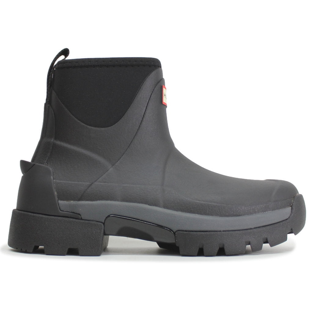 Hunter Balmoral Chelsea Neoprene Rubber Women's Boots (Black, 5 UK - 38 ...