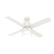 Hunter Bennett 52" Quiet Ceiling Fan with LED Light and Remote Control ...