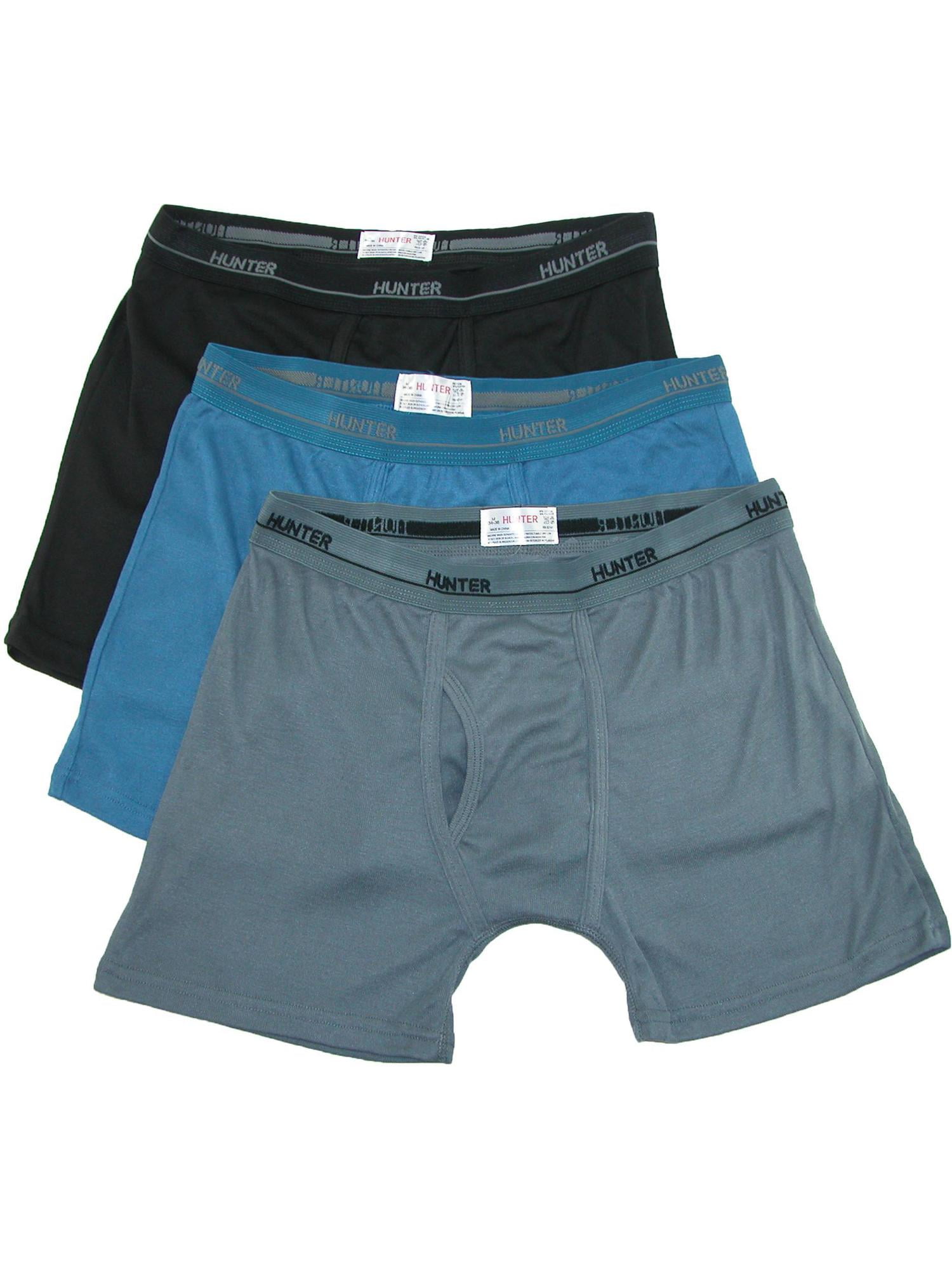 Hunter Boxer Brief Underwear (3 Pair Pack) (Men) - Walmart.com