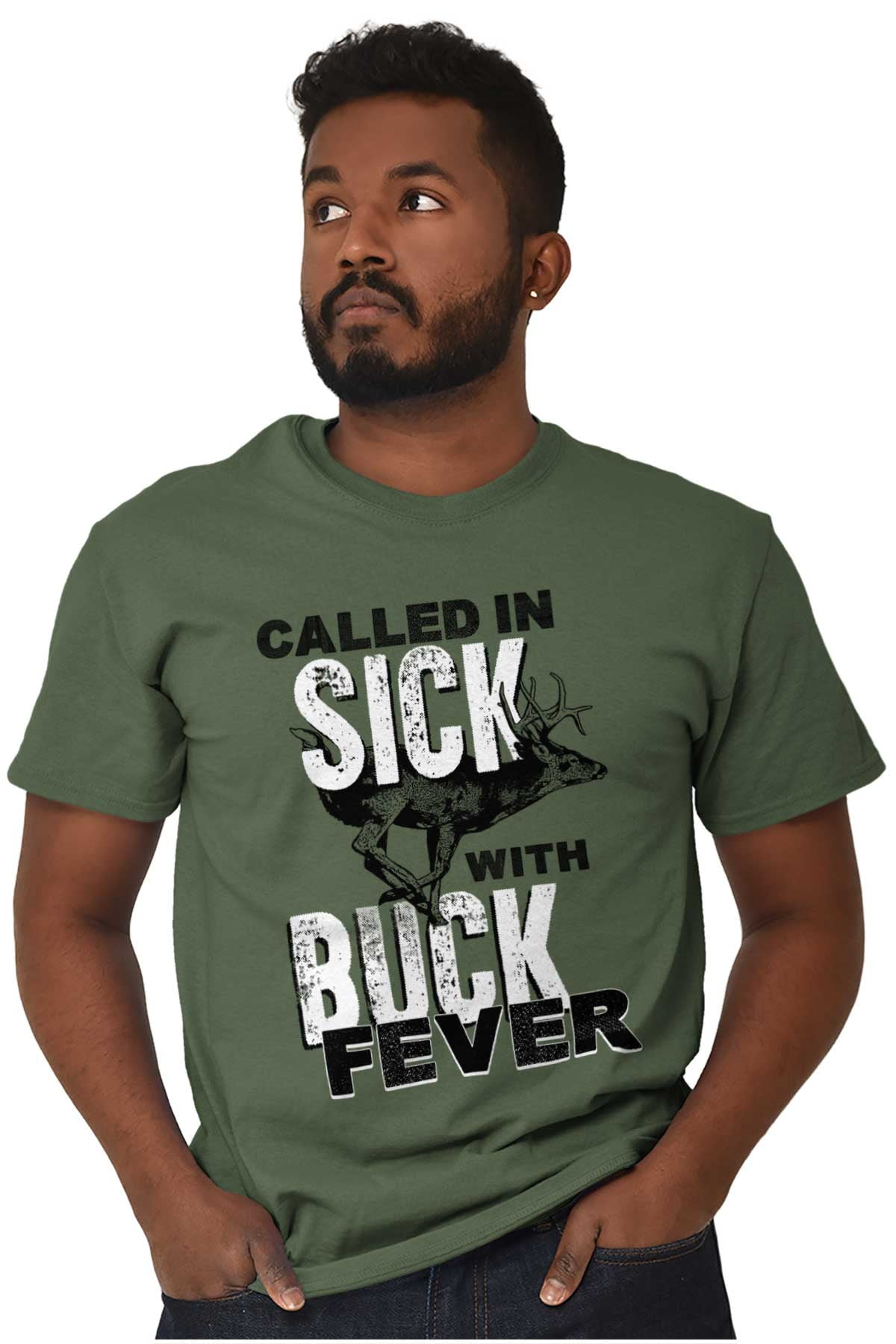 Hunter Called in Sick Buck Fever Unisex Plus Size Graphic Tee Brisco ...