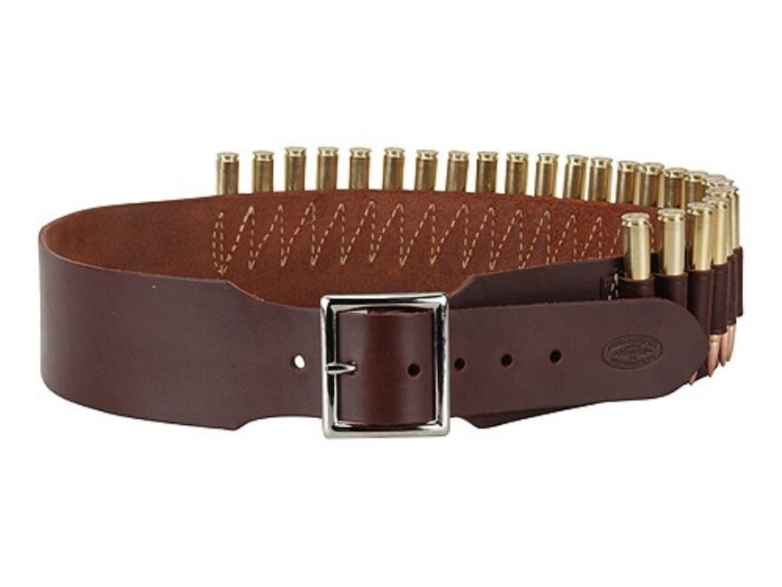 Hunter Cartridge Belt 2.5" 45 Caliber Straight Wall Rifle 25 Loops ...