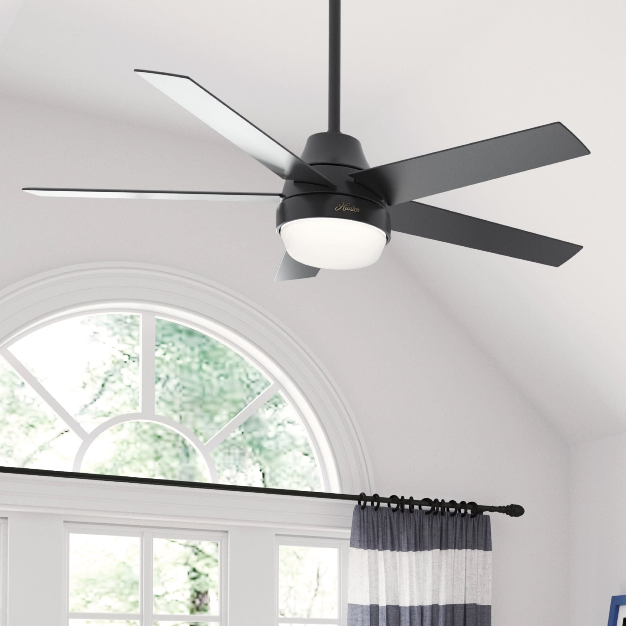 "Hunter Fan Company 52"" Aerodyne Smart Low Profile Indoor Ceiling Fan ...