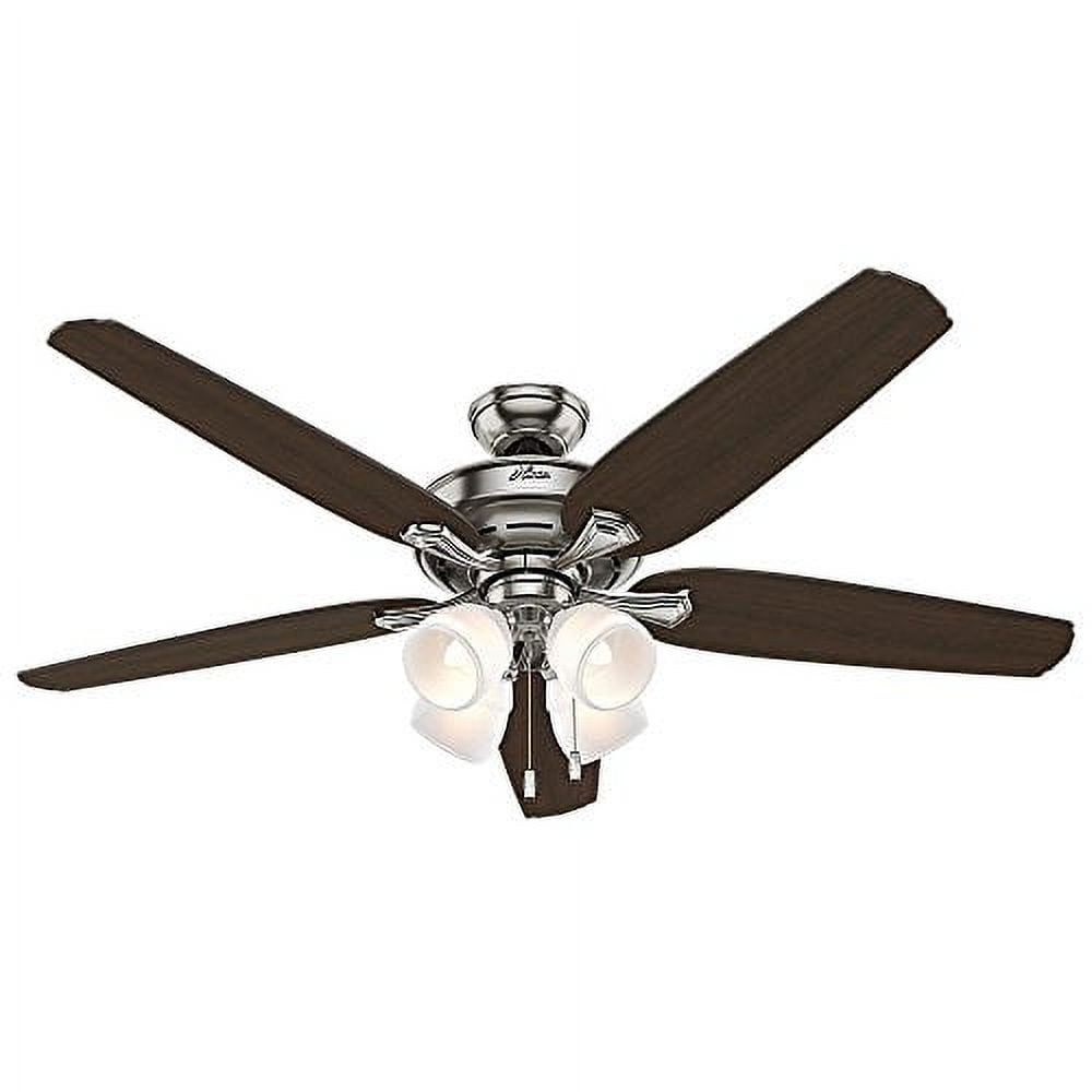 Hunter Channing 60 in. LED Indoor Ceiling Fan with Light Kit and 4 ...