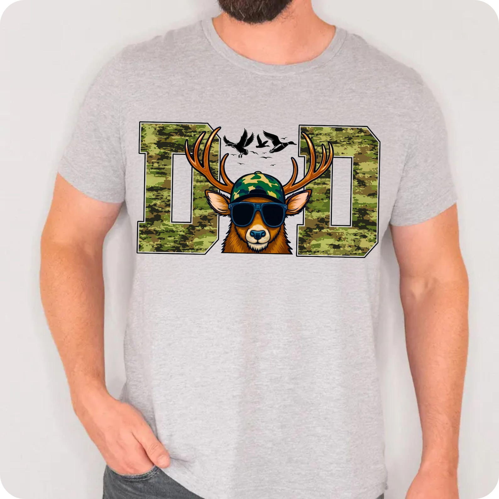 Hunter Dad Shirt, Best Buckin’ Dad Ever Deer Hunting Tee, Funny Father ...