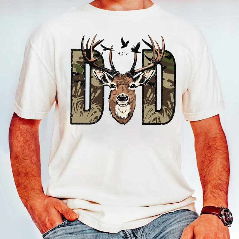 Hunter Dad Shirt, Dad Shirt, Dad Shirt, Best Buckin Dad Ever, Deer dad ...