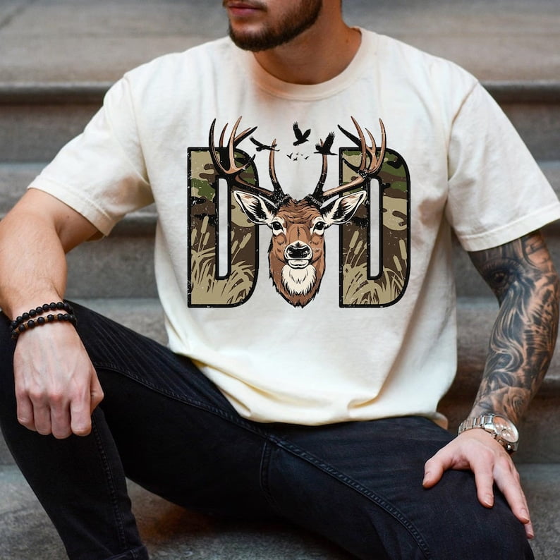 Hunter Dad Shirt, Dad Shirt, Dad Shirt, Best Buckin Dad Ever, Deer dad ...