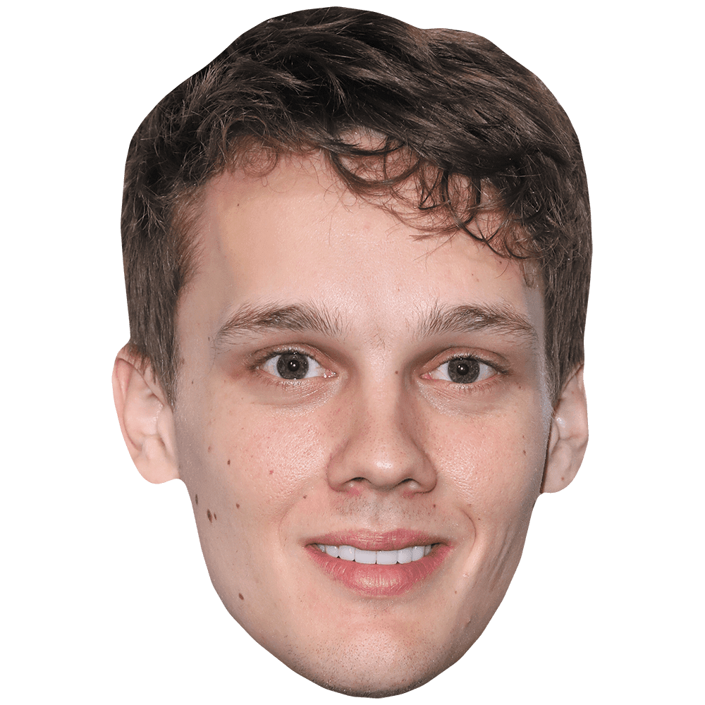 Hunter Doohan (Smile) Celebrity Mask, Flat Card Face, Fancy Dress Mask ...