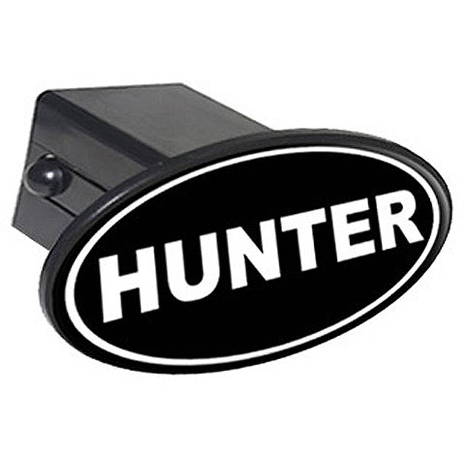 Hunter Euro Oval White On Black, Hunting 2" Oval Tow Trailer Hitch ...