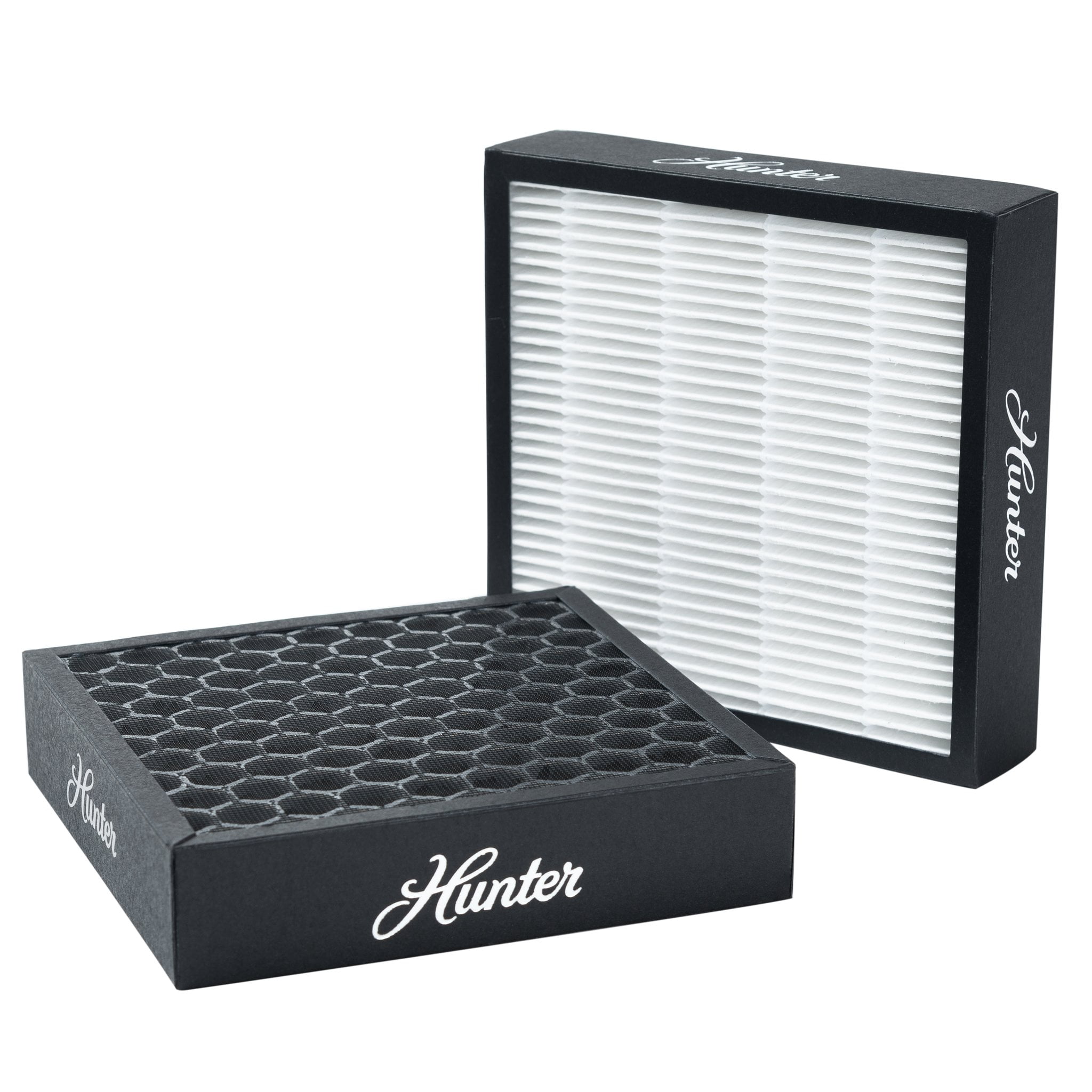 Hunter Pure Air F1715HE5 Replacement Filters, 2 Pack, True HEPA, Bamboo ...