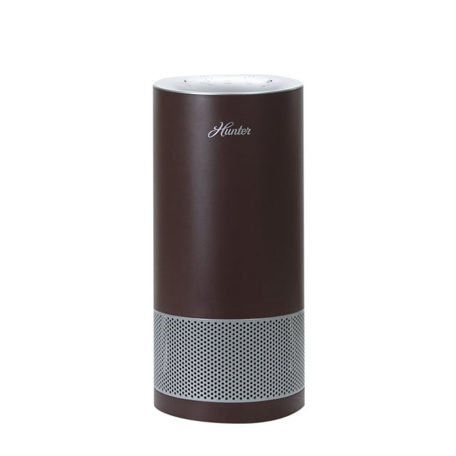 Hunter Fan Company HP400 Round Tower Air Purifier for Small Rooms ...