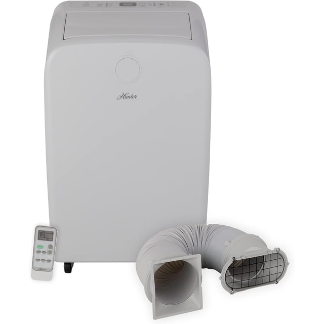 Hunter Fan 10000 BTU (8000 SACC DOE) 450 Sq Ft Portable Dual Heater/Air ...