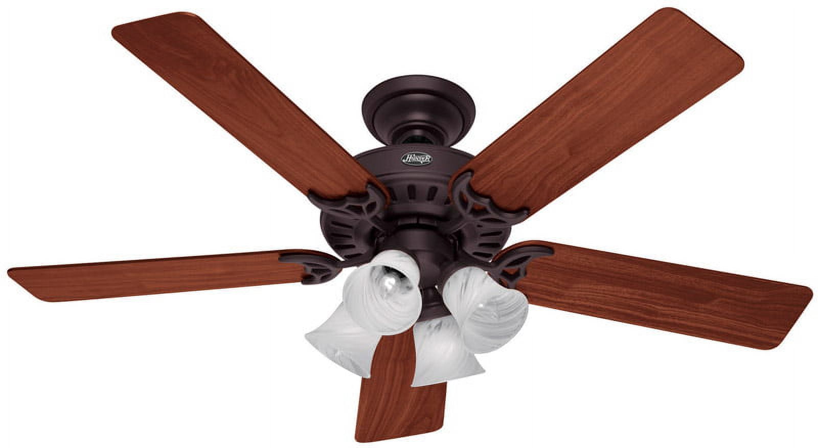 Hunter Fan Studio 52 in. Bronze Indoor Ceiling Fan - Walmart.com