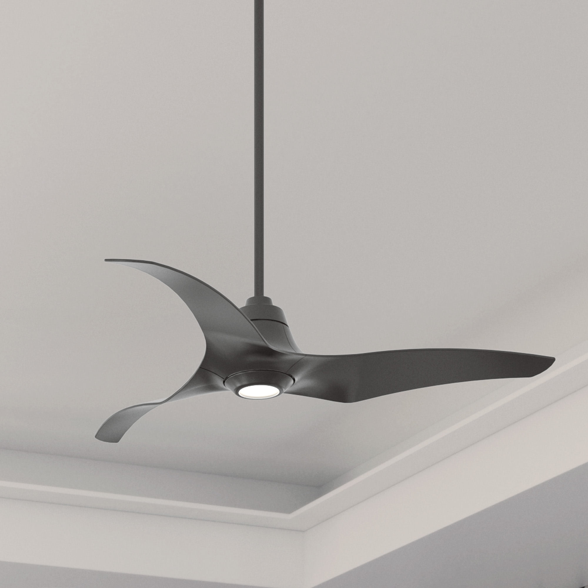 Hunter - Arwen Indoor/Outdoor Ceiling Fan With Light, Remote, 60-inch ...