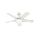 Hunter Fan Barlett Ceiling Fan 44In Fresh White Fresh White - Walmart.com