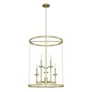 Hunter Laurel Ridge Alturas Gold 6 Light Linear Chandelier Ceiling ...