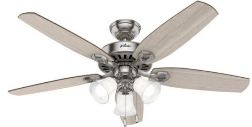 Hunter Fans - Builder 52 Inch Ceiling Fan with LED Light Kit and Pull ...