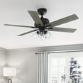 Hunter - Fonthill Indoor Ceiling Fan With Light, Remote, 52-inch, Matte ...