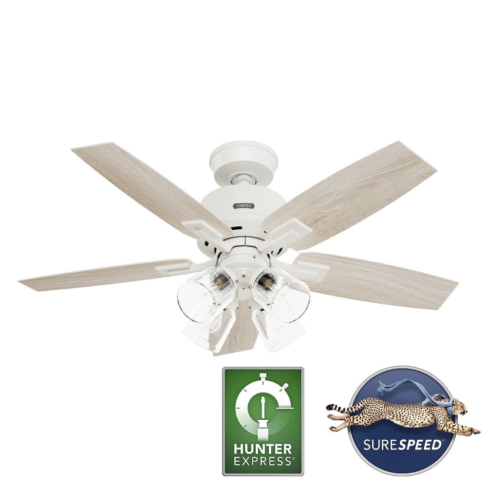 Hunter Fans - Gatlinburg - 5 Blade Ceiling Fan with Light Kit-19.02 ...