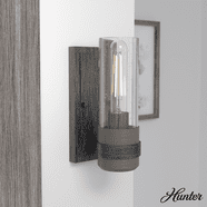 Hunter - Cypress Grove 1-light Brushed Nickel, Medium Size Sconce Light ...