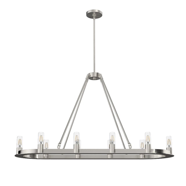 Hunter Fans - Saddlewood - 10 Light Linear Chandelier In Transitional ...