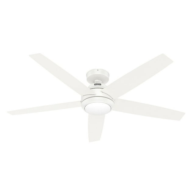 Hunter Zayden 52 Led Zayden 52" 5 Blade Led Indoor Ceiling Fan - White ...