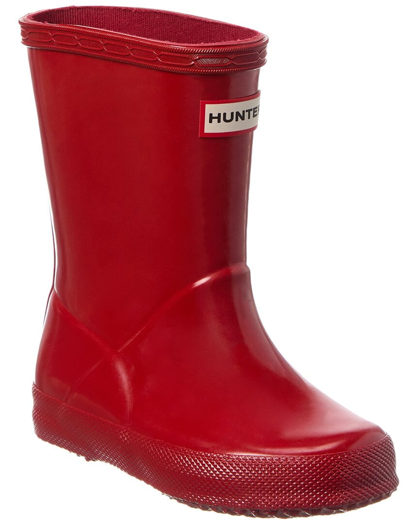 Hunter First Classic Gloss Boot, B7, Red - Walmart.com